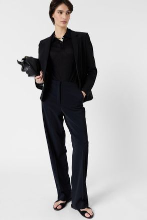 Gerard Darel Pantalon au dos &eacute;lastiqu&eacute; - ALYCIA - Marine