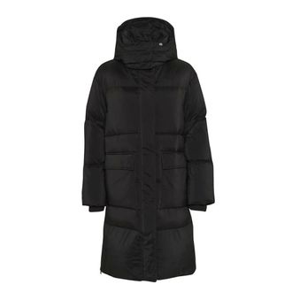 Part Two Veste dhiver noire avec rembourrage en duvet - Femme - Manteaux - Noir - Taille: 42 FR