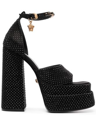 Versace Medusa Aeternitas Sandalen - Schwarz