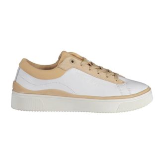Tommy Hilfiger Sportliche Schn&uuml;rschuhe mit Logodetail - - Shoes - Damen - Wei&szlig; - 41 EU