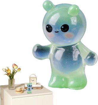 Generic Figuren, die im Dunkeln leuchten, Noctilucous Miniatur-Anime-Harzfigur | Winzige Cartoon-Figur | Leuchtende Feengarten-Landschaftsdekoration f&uuml;r Schre