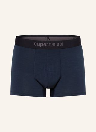 super.natural Funktionsw&auml;sche-Boxershorts tundra175 Boxer Mit Merinowolle blau