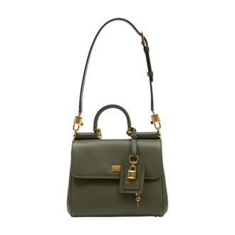 Dolce & Gabbana Femme, Sacs, Vert, Taille: ONE Size My Sicily Handbag