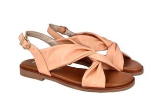 Lince Lince Sandales Nudo Confort | Semelle compens&eacute;e en caoutchouc | Semelle int&eacute;rieure gel | V47251 | Fabriqu&eacute;es en Espagne, Florence Abricot, 37 EU