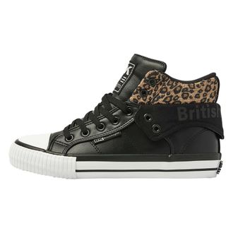 British Knights Damen ROCO Sneaker, Schwarz/Braun Leopard, 40 EU