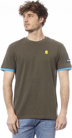 Invicta Doppeltes Logo Baumwoll T-shirt Kurzarm - - Tops - Herren - Gr&uuml;n - M