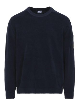 C.P. Company C. P. Company Pull Col Rond - Bleu