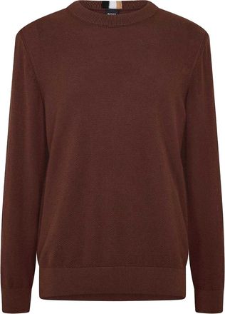 HUGO BOSS Ecaio-P Pullover f&uuml;r Herren, Jerseyware (Dunkelbraun)