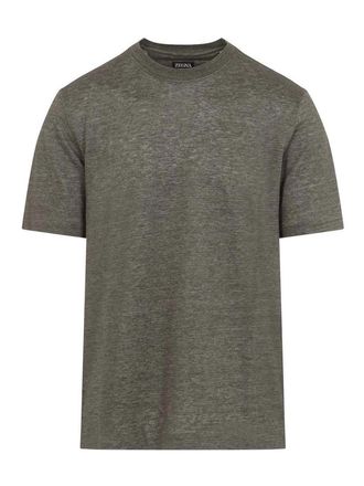 Ermenegildo Zegna T-Shirt - Dunkelbeige