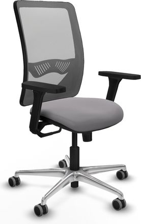Piqueras y Crespo Schreibtischstuhl mit Rollen aus Silikon Zulema mit 3D-Armen, h&ouml;henverstellbare Lendenwirbelst&uuml;tze, ausgestattet mit 3 Positionen und Schneidschaum, G