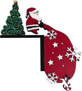 Generic Weihnachtst&uuml;rrahmen Dekoration - Dekoration f&uuml;r den T&uuml;rrahmen - Dekoration f&uuml;r die Wandkunst des T&uuml;rrahmens, T&uuml;rrahmendekoration