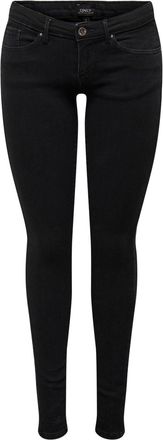 Only Damen Onlcoral Life Sl Sk Power Azg3659 Noos Pants, Black Denim, 29W / 30L EU