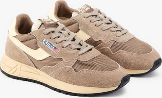 Autry Baskets crant&eacute;es en cuir m&eacute;lang&eacute;