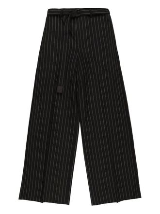 sacai Gestreifte Hose - Schwarz