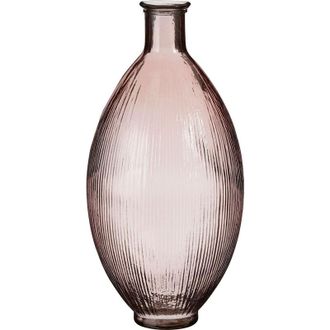 MiCa Decorations Mica Decorations - Mica Flaschenvase Firenza hellrosa Recyeltes Glas &oslash; 29 x 59 cm Vase