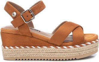 Refresh Sandalen Damen Kamel - Bequeme und vielseitige Schuhe - Casual Mode - Modell 17058703 (Größe 36)