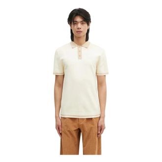 Filling Pieces Strick-Polo - - Tops - Herren - Beige - M