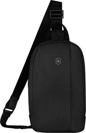 Victorinox by Swiss Army Travel Essentials Sling Bag, Schultertasche mit RFID-Schutz, Reise-Umh&auml;ngetasche, Praktische Innenf&auml;cher, Damen/Herren, Schwarz
