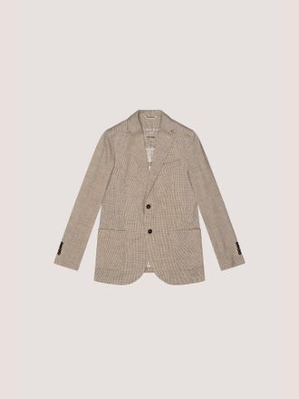 Circolo 1901 Micro Fantasy Linen Jacket Macadamia / 52