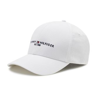 Tommy Hilfiger Cap Tommy Hilfiger Th Established Cap AM0AM07352 Weiß