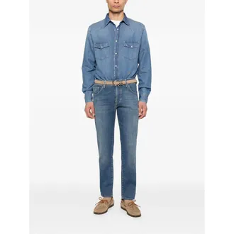 Jacob Cohen Cotton-Linen Blend Shirt - Blue