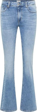 Mustang Jeans Damen Style Shelby Slim Boot Jeans, Mittelblau 585, 33W x 32L