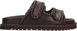 Bibi Lou Lama Sandalen mit Flechtdetail - Braun