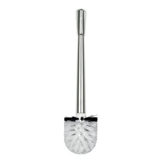 Spirella Edelstahl WC Schwarz-Ersatz Toilettenbürste-Klobürste-Bürste-Ersatztoilettenbürste-Ersatzbürste für die Serien Etna, Kunststoff, White, Unique