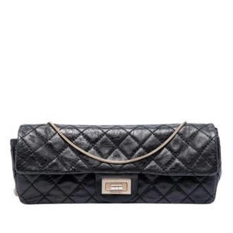 Chanel Pre-owned East West Flap Schultertasche - - Pre-owned - Damen - Schwarzk - ONE SIZE
