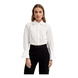 SIMKHAI Damen, Blusen & Hemden, Wei&szlig;, LGr&ouml;&szlig;e