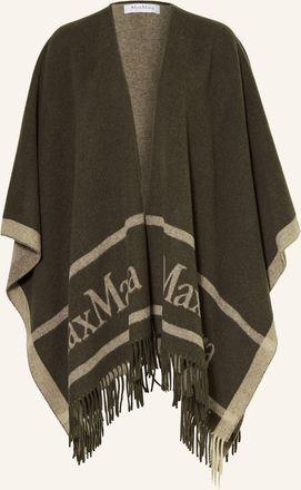 Max Mara Jacquard-Cape Hilde gruen