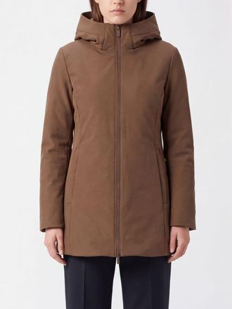 Woolrich Knielanger gef&uuml;tterter Softshell-Parka mit Kapuze