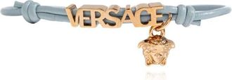 Versace Femme, Accessoires, Bleu, Taille: ONE Size Logo Bracelet