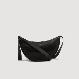 Sandro Kleine Hobo-Tasche aus Leder
