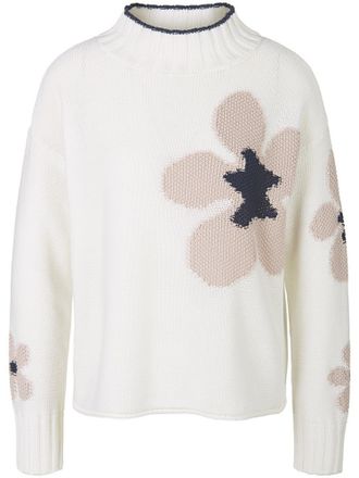 Peter Hahn Pullover Stehbund Peter Hahn weiss