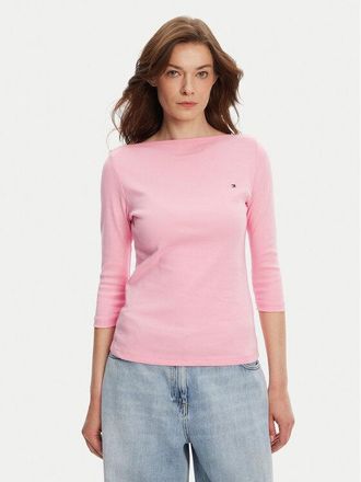 Tommy Hilfiger Bluse New Cody WW0WW40589 Rosa Slim Fit