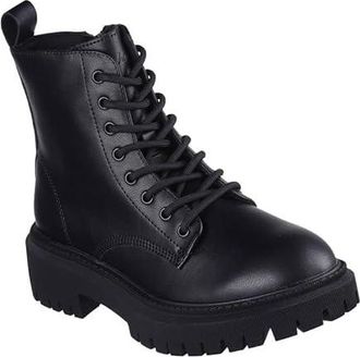 Skechers Baskets robustes modernes pour femme, Noir, 37 EU