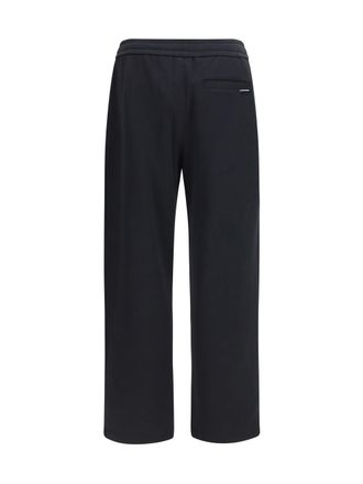 Moose Knuckles Mens Straight Leg Trousers Hartsfield Black Cotton
