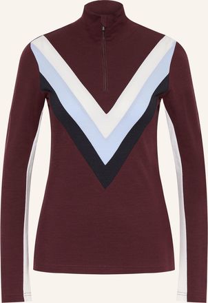 We Norwegians Midlayer Voss Mit Merinowolle rot