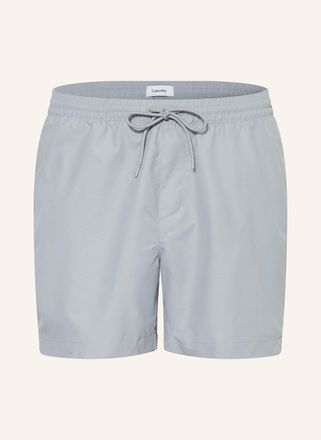Calvin Klein Badeshorts Logo Tape grau