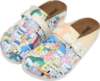 Dogo Damen Comfie Sandale, beige, 39 EU