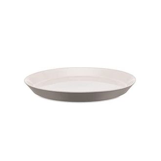 Alessi DC03/1 LG Tonale Speiseteller, Flach Light grey 4-teilig