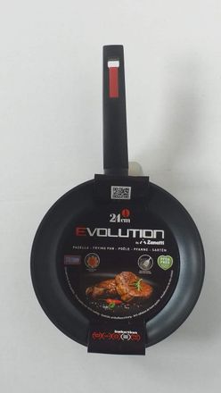 Zanetti Evolution Induktionspfanne mit Antihaftboden für alle Herdarten, Durchmesser 26 cm, schwarz