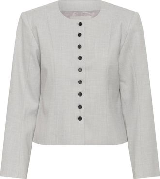 Karen by Simonsen Femme, Vestes, Gris, Taille: 38 FR Blazers