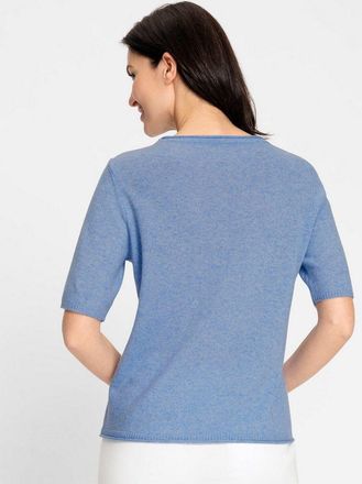 Witt Strickpullover Feinstrick-Pullover Kurzarm Feinstrick, Jersey