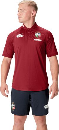 Canterbury Of New Zealand Herren British and Irish Lions Poly Polo T-Shirt, Red Dahlia, 4X-Large