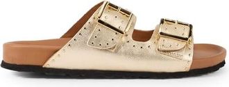 Saison 1865 Mules Funky en cuir