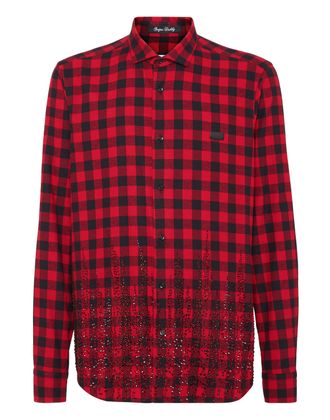 Philipp Plein Hemd Slim Fit Flame