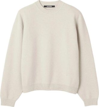 Jacquemus Crew-neck Ribbed-trim Sweater