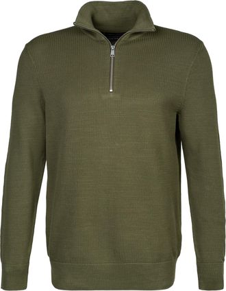 Marc O'Polo Herren Pullover gr&uuml;n unifarben